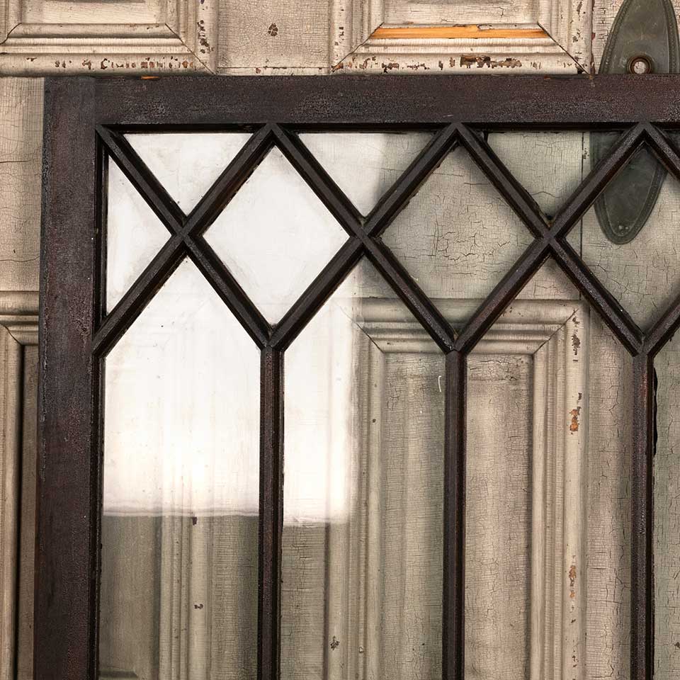 52x33 Antique Divided Lite Wood Window